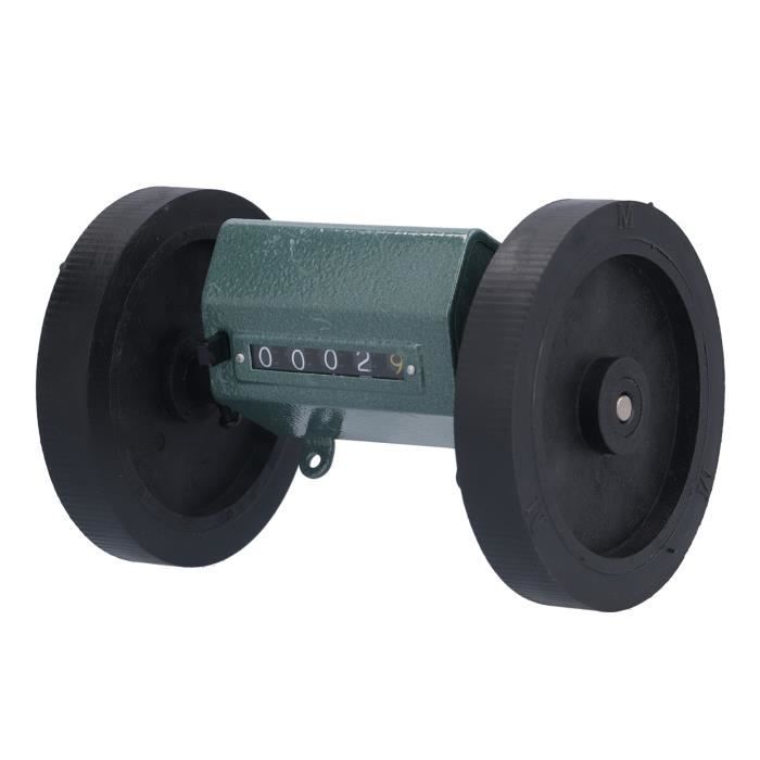 TMISHION Compteur de mètre roulant Compteur de longueur de type rouleau ...