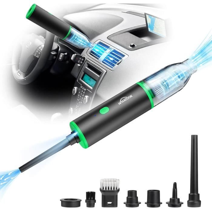 Mini Aspirateur Sans Fil: Souffleur Air Comprimé Et Aspirateur À Main 3 ...