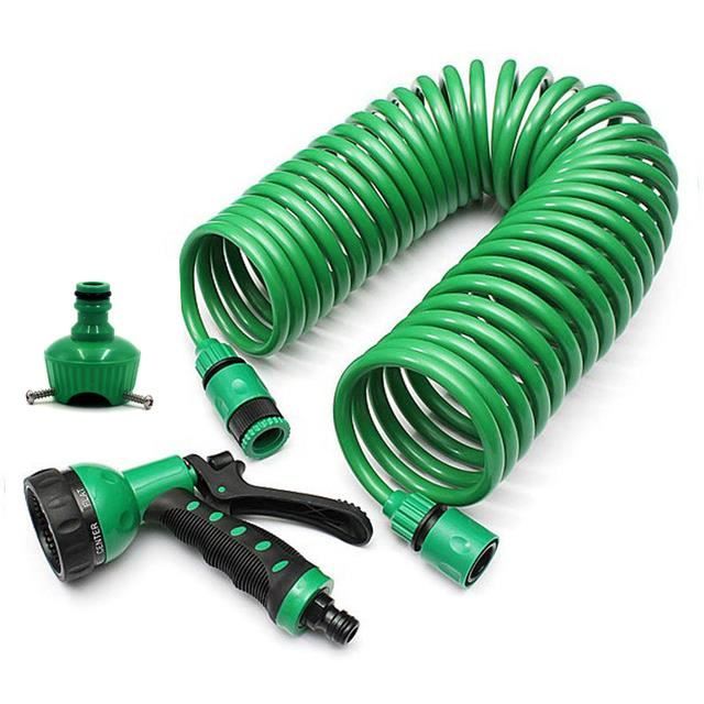 Tuyau,Green-7.5m--Kit De Pistolet À Eau Extensible 7.5m-15m-30m ...