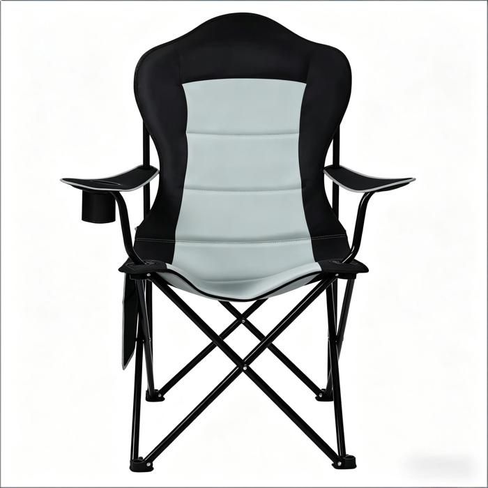 Chaise longue d'extérieur pliante avec porte-gobelet et poche - TCQPZ ...