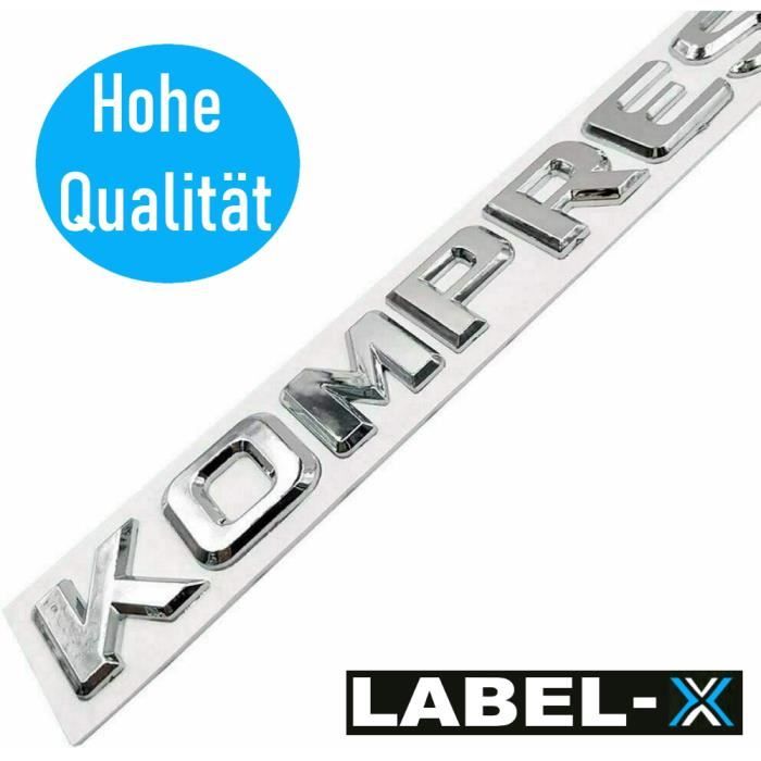 Autocollant - KOMPRESSOR - Logo AMG Mercedes - Résistant aux ...