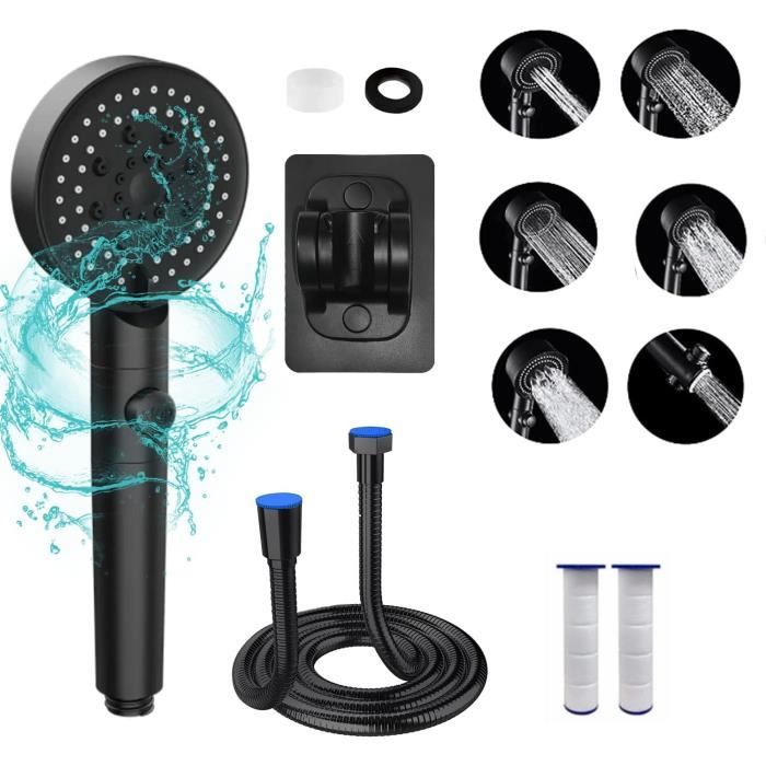 Pommeau De Douche Haute Pression Economie Deau Anti Calcaire À Main 2
