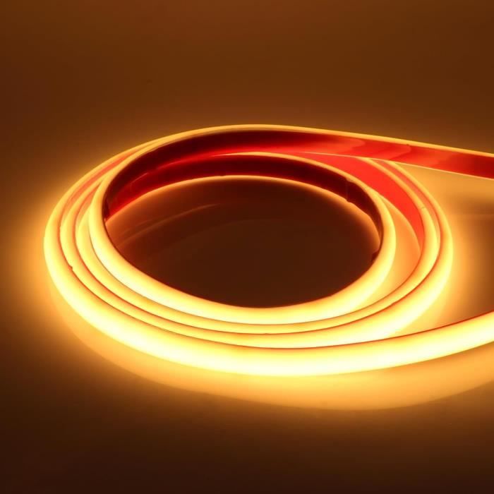 12V Cob Ruban Led, Ip68 Étanche, 320Leds-M Super Lumineux Bandeau ...