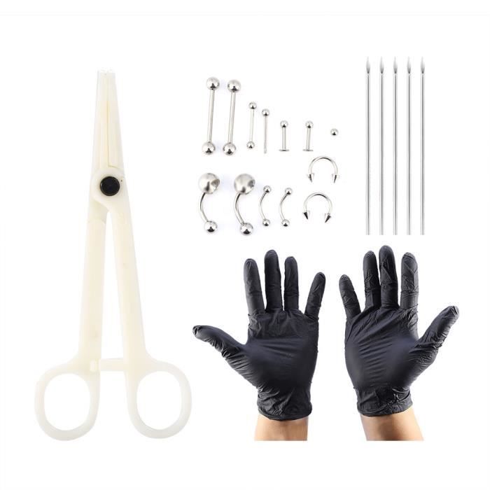 Tools And Their Uses Kit De Piercing Para Todos Os Piercings Kit ...