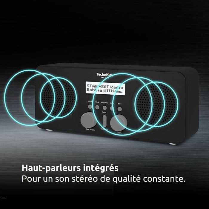 VIOLA 2 S Radio DAB portable DAB FM rveil haut-parleur stro pr casque ...