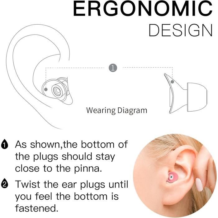 Bouchon D'Oreille Pour Enfants Et Petits Conduits Auditifs - Boule ...