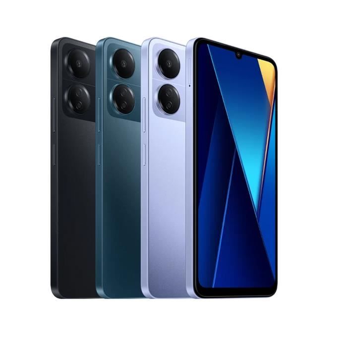 POCO C65 4G 8Go 256Go Violet MediaTek Helio G85 6.74" Dot Drop Display ...