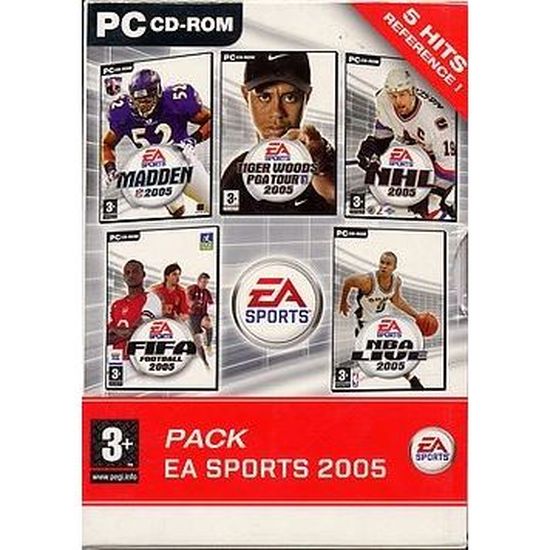 EA SPORTS 2005 PACK 5 JEUX - Cdiscount Jeux vidéo