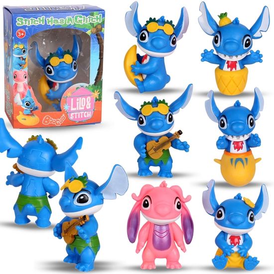 DISNEY Stitch Figurine de collection, jouet pour enfants 10 cm ...