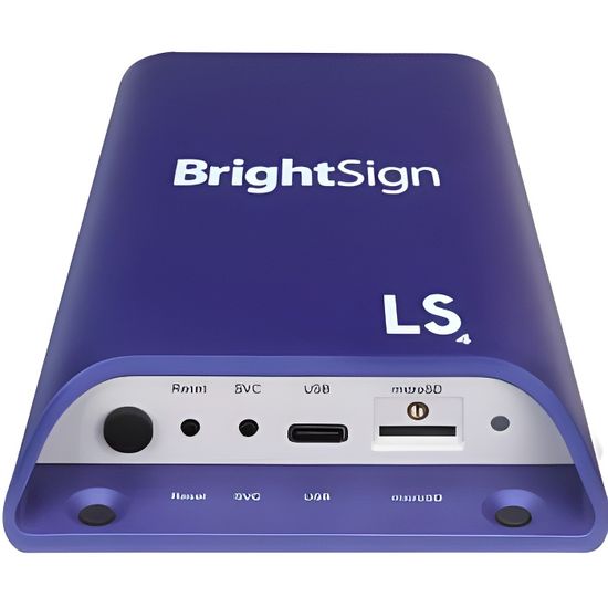 Lecteur multimédia pour signalisation numérique BrightSign LS424 - Bleu ...