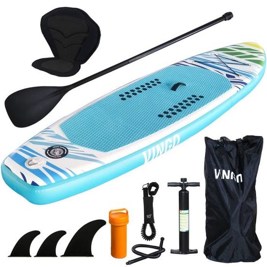 BMOT SUP Board Gonflable Stand up Paddle Portable Ensemble de Planche ...