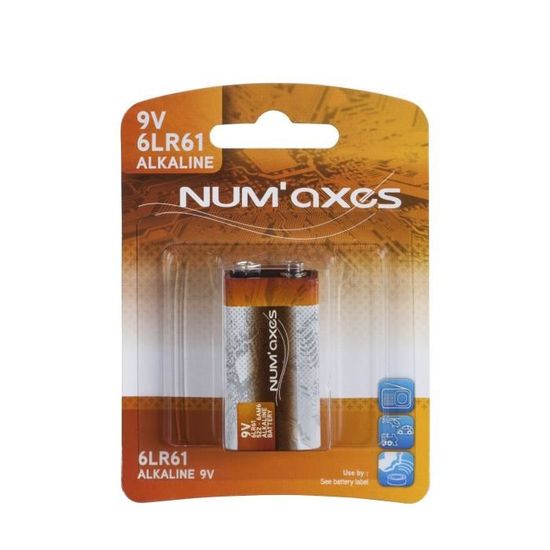 Blister 1 pile 6LR61 alcaline 9 V - Cdiscount Bricolage