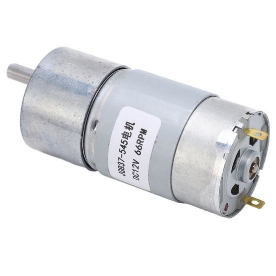 EJ.life Moteur Engrenage DC Anti-Choc Acier Alliage 66 Trs/min ...