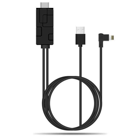 HuiYa Cble iPhone 16M Cable Lightning vers HDMI 1080P HDTV MHL ...