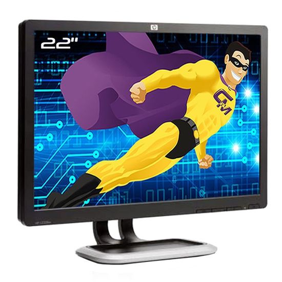 Ecran PC Pro 22" HP L2208w GX007A HSTND-2381-B TFT VGA 16:10 WideScreen ...