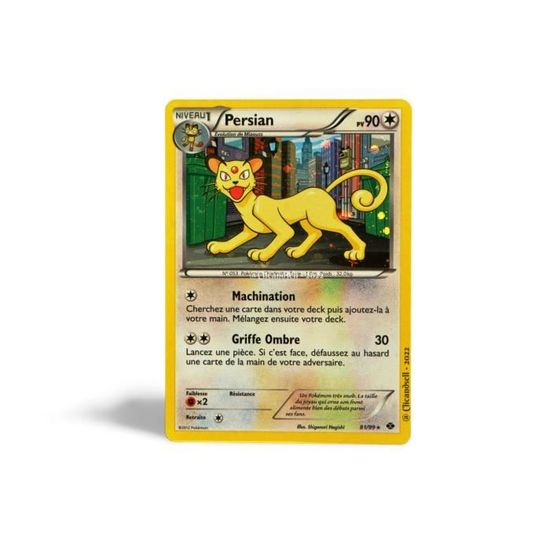 Carte Pokémon Persian 90 PV 81-99 Promo NEUF FR - Cdiscount Jeux - Jouets