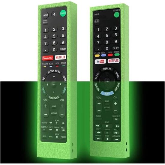 Housse Coque En Silicone Pour Télécommande Sony Tv Bravia Rmttx310e