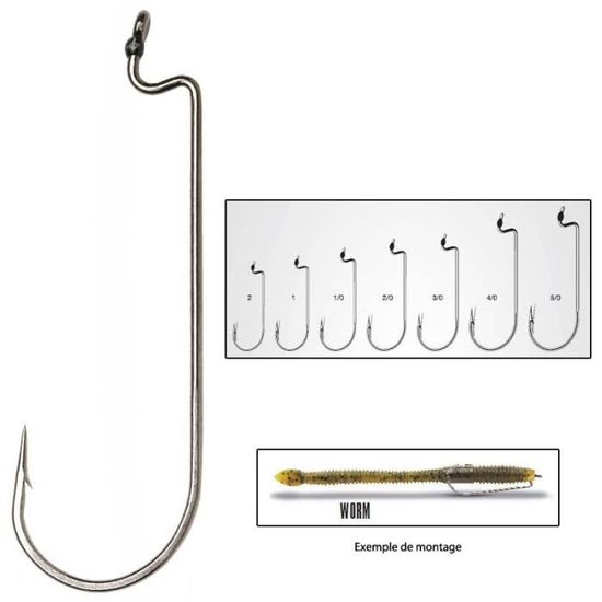 HAMECON TEXAN VMC MYSTIC PREDATOR WORM 7347 WM - PACK - Cdiscount Sport