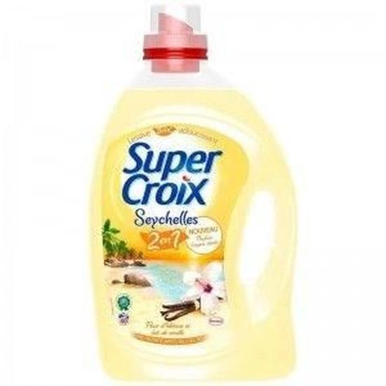 SUPER CROIX Lessive Seychelles - 3 l - Cdiscount Electroménager