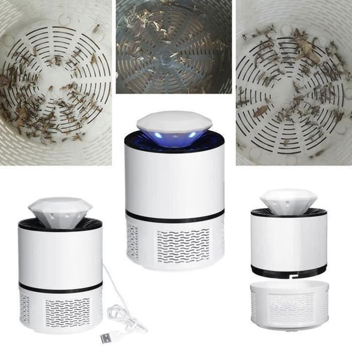 LAMPE ANTI-INSECTE Ywei USB LED Lampe Anti-insectes Tueur Moustique ...
