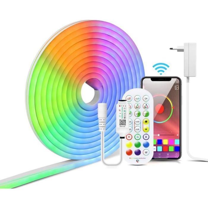BANDE LED - RUBAN LED RGB Néon Ruban Led Lumineuse Bande Led 12V ...
