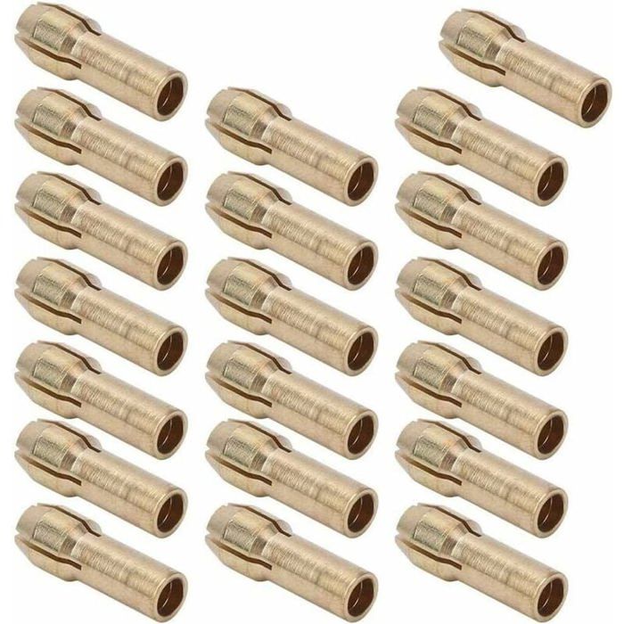 20 Pcs En Laiton Perceuse Mandrin Précision 0.5-3.2mm En Laiton Pince ...