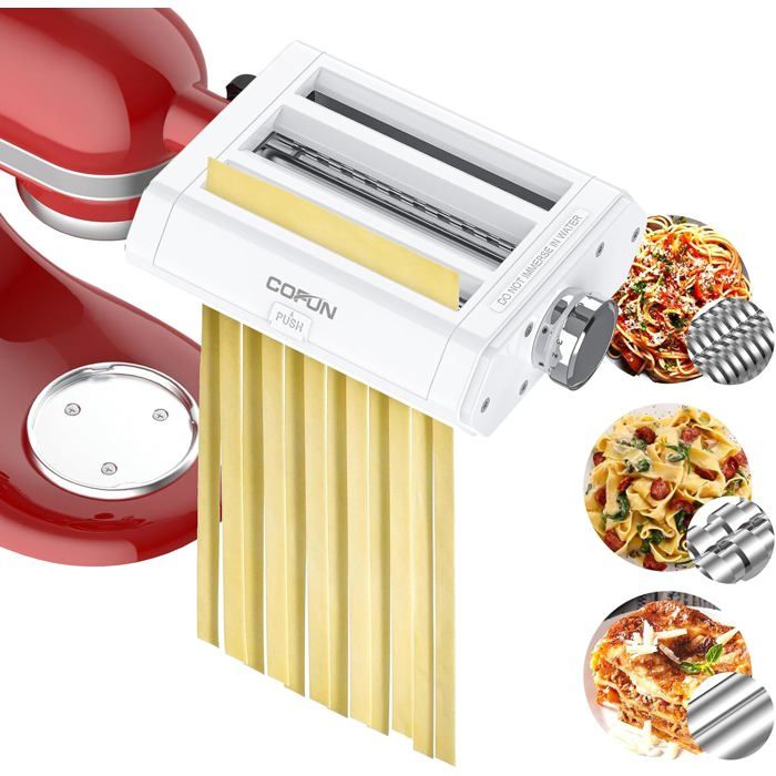 Accessoires Pour Machine À Pâtes Pour Kitchenaid Robot Pâtissier, 3 En ...