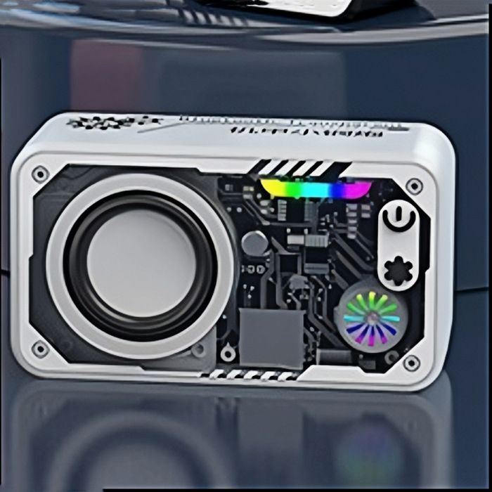 Nouvelle enceinte Bluetooth portable sans fil V1 transparente Light ...