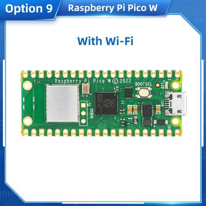 Lot 9 - Puce De Microcontrôleur Raspberry Pi Pico Rp2040, Processeur Arm Cortex M0 + Dual Core ...