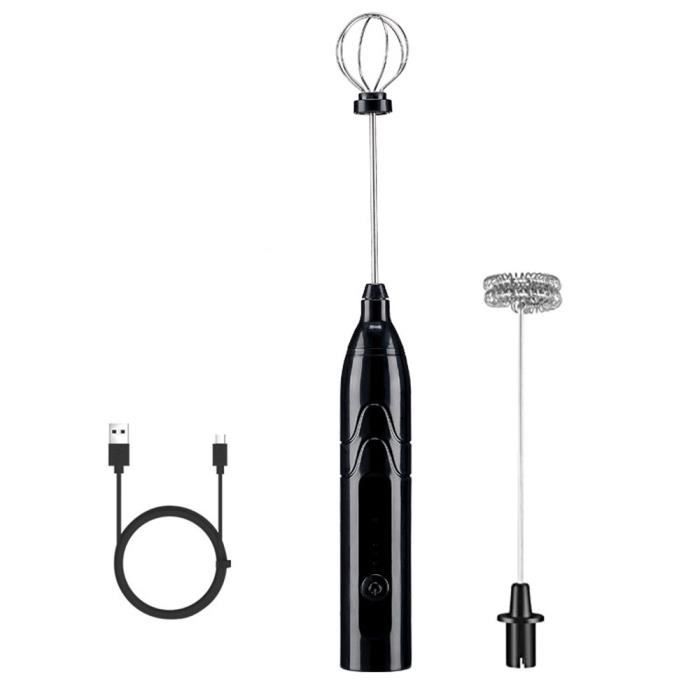 La couleur noire Batteur à lait électrique pour café et Cappuccino ...