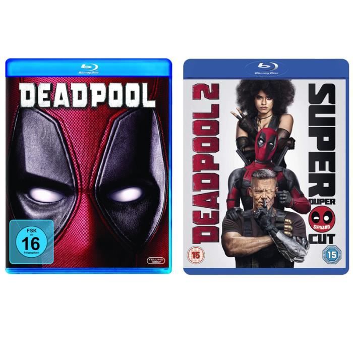 Coffret Blu-Ray Deadpool 1 + Deadpool 2 - Tous publics - Cdiscount DVD
