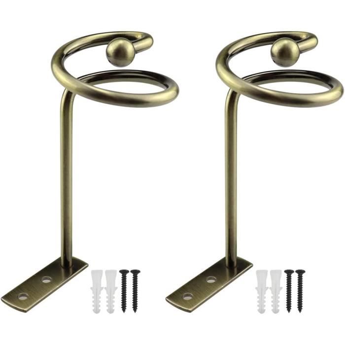 Crochets Rideaux Embrasses 2 Pièces Bronze Embrasses Décoratives pour ...