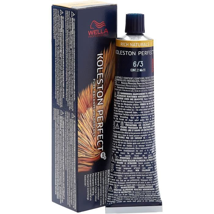 Koleston Perfect Me Coloration Permanente 6-3 Rich A421 - Cdiscount Au quotidien