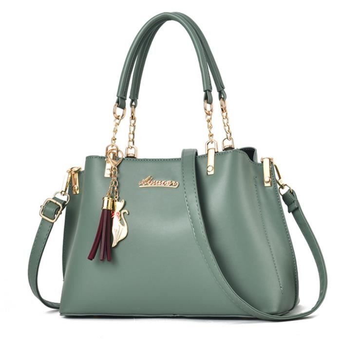 Sac à bandoulière à la mode Sacs à main en cuir luxe Porte-monnaie ...