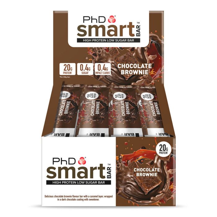 Barres protéinées PhD - Smart Bar - Chocolate Brownie Boite de 12 ...