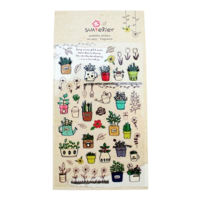 Sticker - Jolies plantes du jardin - Cdiscount Beaux-Arts et Loisirs ...