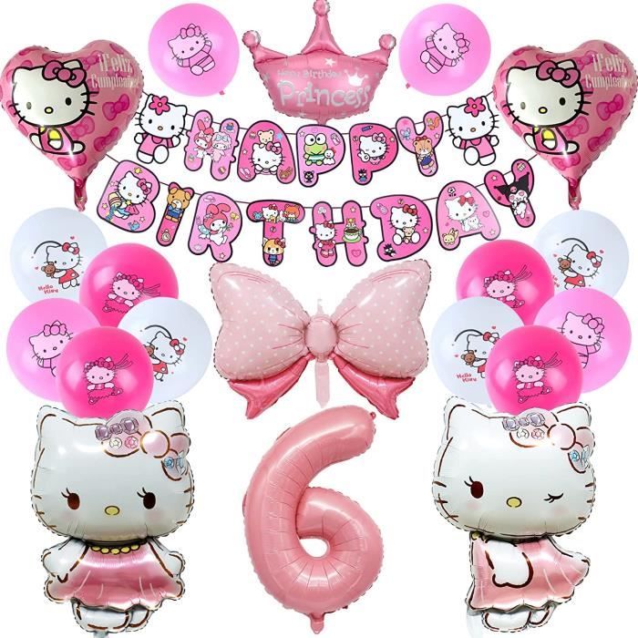 Hello Kitty Balloon, Deco Anniversaire Hello Kitty, Fournitures De Fête ...