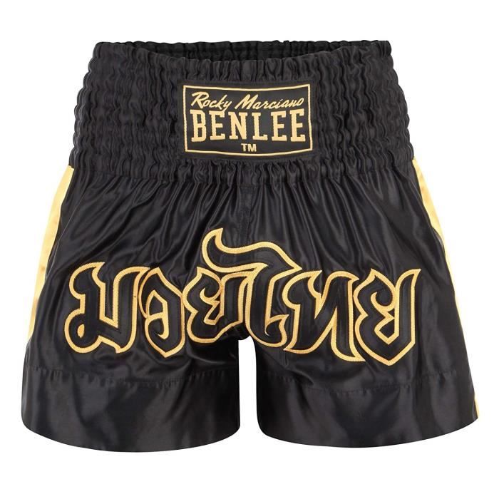 Benlee Rocky Marciano Goldy Pantalon de Boxe pour Homme XXL Noir/doré ...