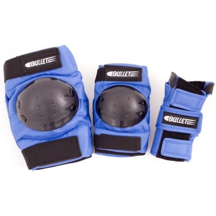 Bullet - Pack standard de protections Combo - enfant - bleu - Cdiscount ...