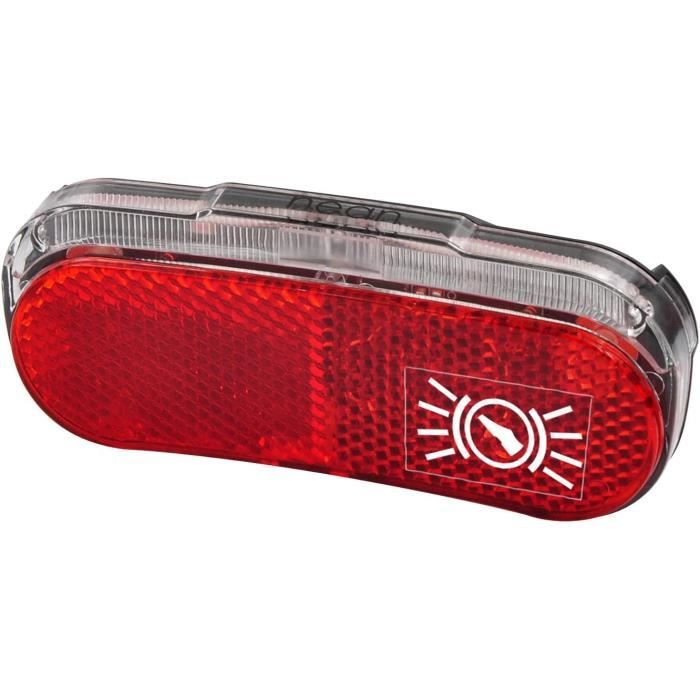 Feu Arrière Dynamo Led Vélo Avec Indicateur De Freinage, Réflecteur ...