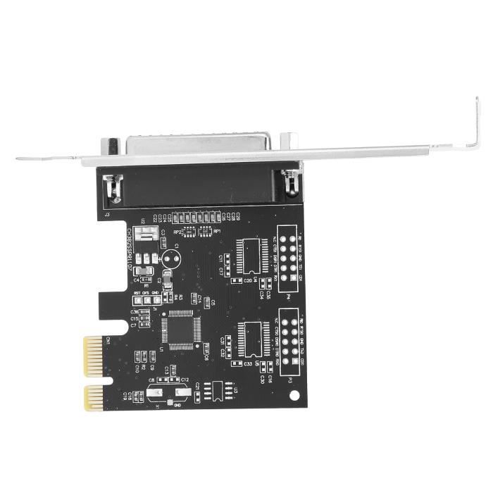 GOTOTOP carte parallèle PCIe Carte PCI Express Carte d'extension parallèle PCIe 25 broches pour ...