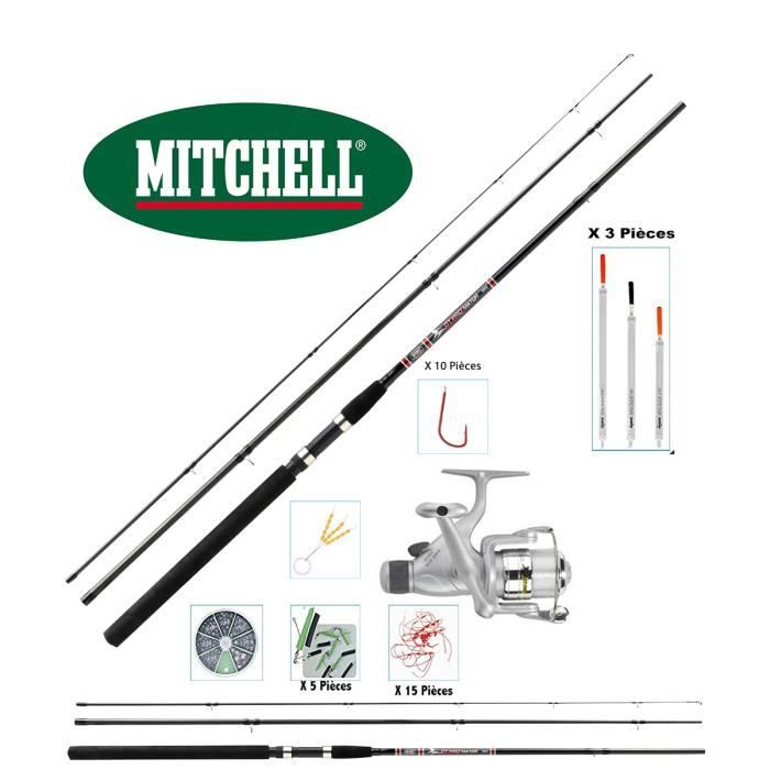 Pack Complet Pêche Anglaise Mitchell GT Pro Match + Accessoires ...