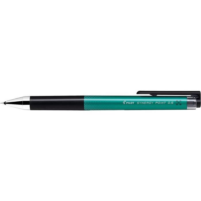 Stylo roller - PILOT - SYNERGY POINT 0.5 - Fine - Vert - Rechargeable ...