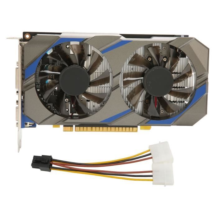Carte graphique de jeu 4 Go GDDR5 128 bits Carte graphique de jeu vidéo ...