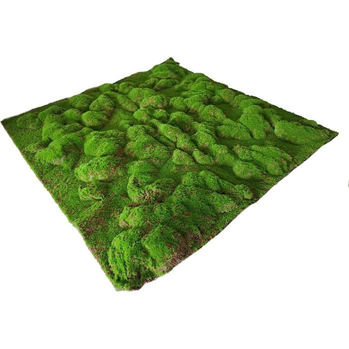 Mousse Murale Végétale Artificielle Pour Fausse Pelouse Scène Herbe ...