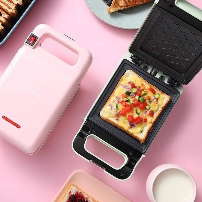 Gaufrier Sandwich Maker Ménage, Mini-Déjeuner Grille-Pain Double Face ...