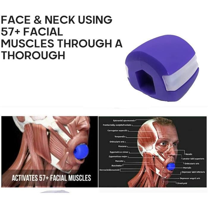 Appareil De Tonification Pour Le Visage - Machoire Musculation Jaw ...