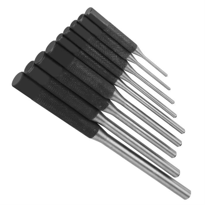 9 Pièces Ensemble de Poinçons à Broches Longs et Durables Outils de ...