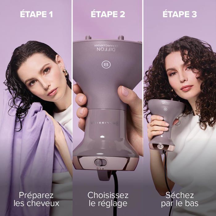 Diffuseur sèche-cheveux professionnel - TURBIX - Bellissima Diffon ...
