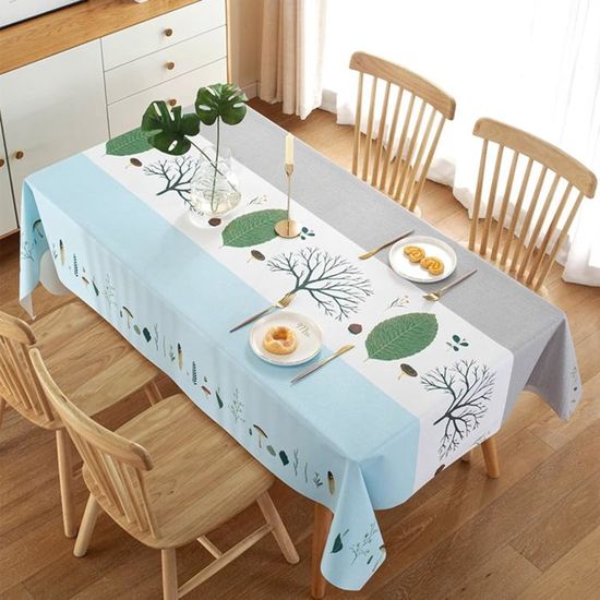 Nappe Salon Table Basse Pvc Couleur Patchwork Avec Motif DArbre Nappe ...